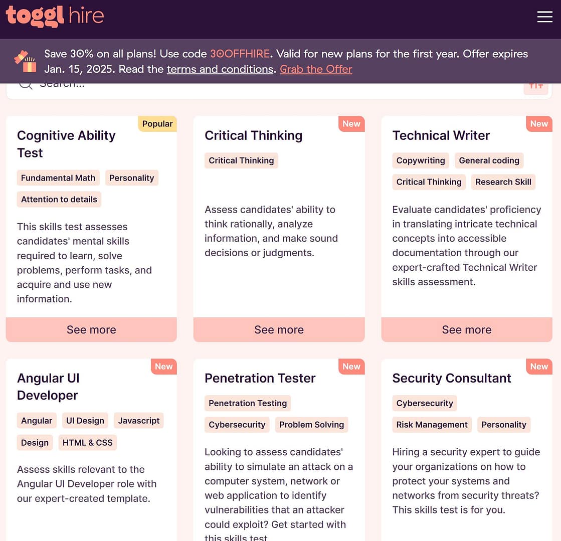 15 of the best templated pre-hire assessment providers in 2025 - ThriveMap