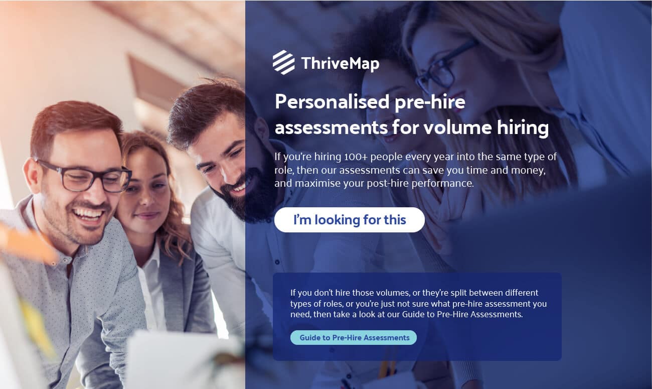 Realistic Pre-Hire Assessments for Entry Level Hiring by ThriveMap