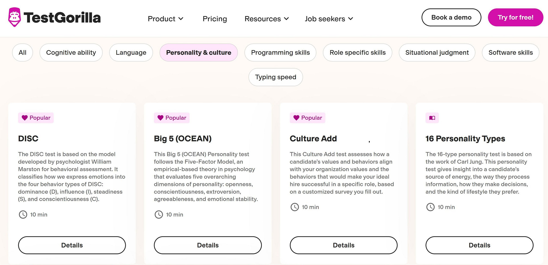 15 of the best templated pre-hire assessment providers in 2025 - ThriveMap